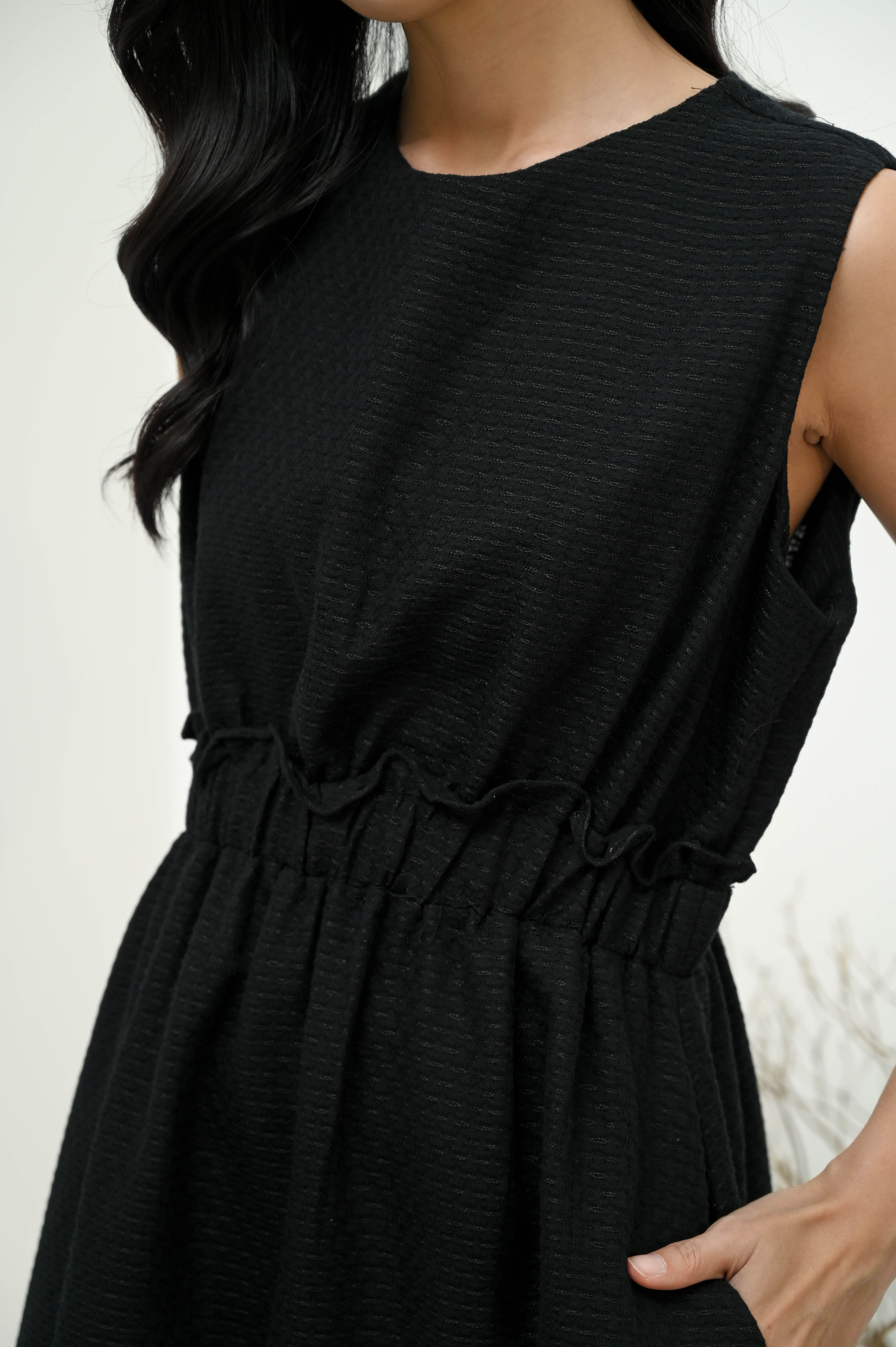 Harlow Hug Waist Midi Dress - Origin Fashion