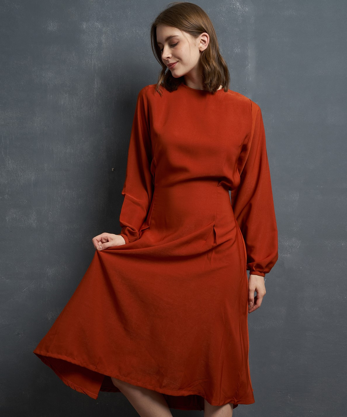 Waist Hug Maxi Dress - Origin Fashion