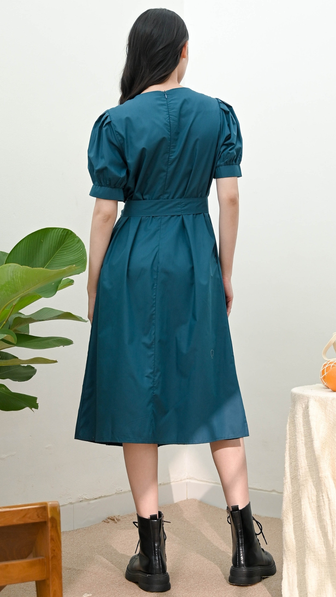 Sienna maxi dress with belt - Origin Fashion